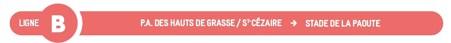Les lignes urbaines - Sillages - Grasse